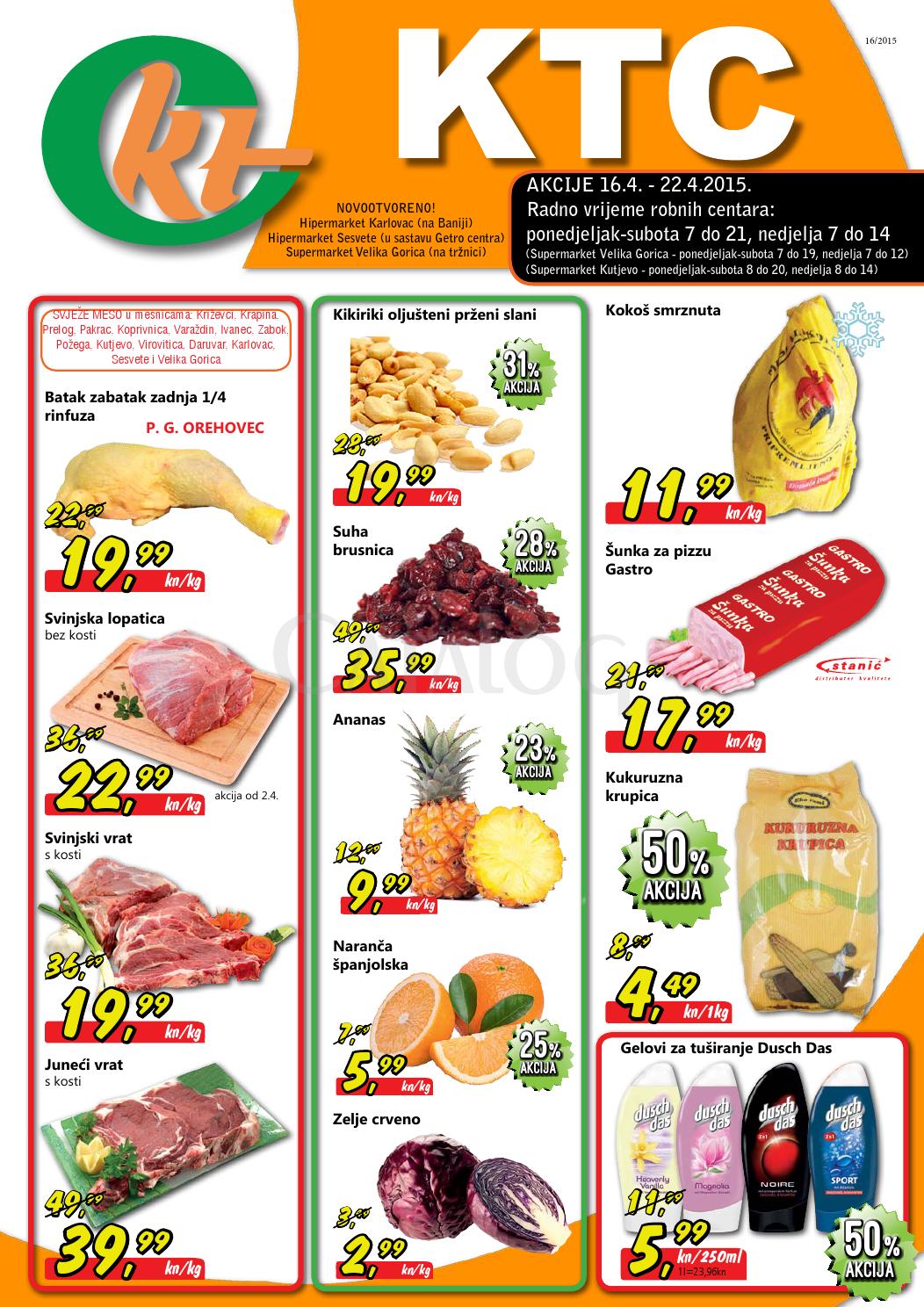 Ktc katalog supermarket od 16 22 04 2015 by Catalog.hr - Issuu