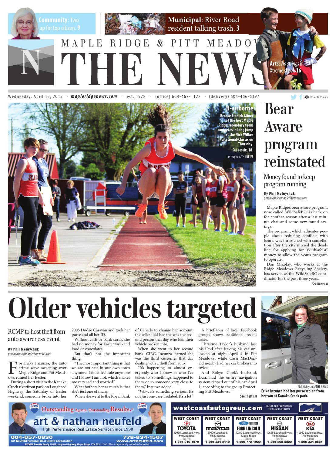 Maple Ridge News, April 15, 2015 by Black Press Media Group - Issuu