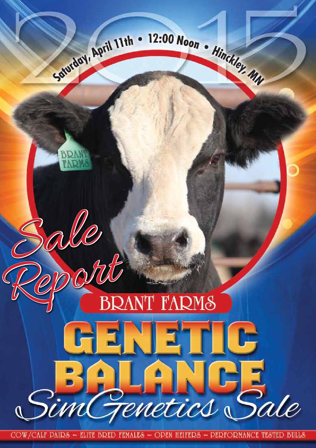 Brant Farms Sale Report 2015 by Eberspacher Enterprises - Issuu