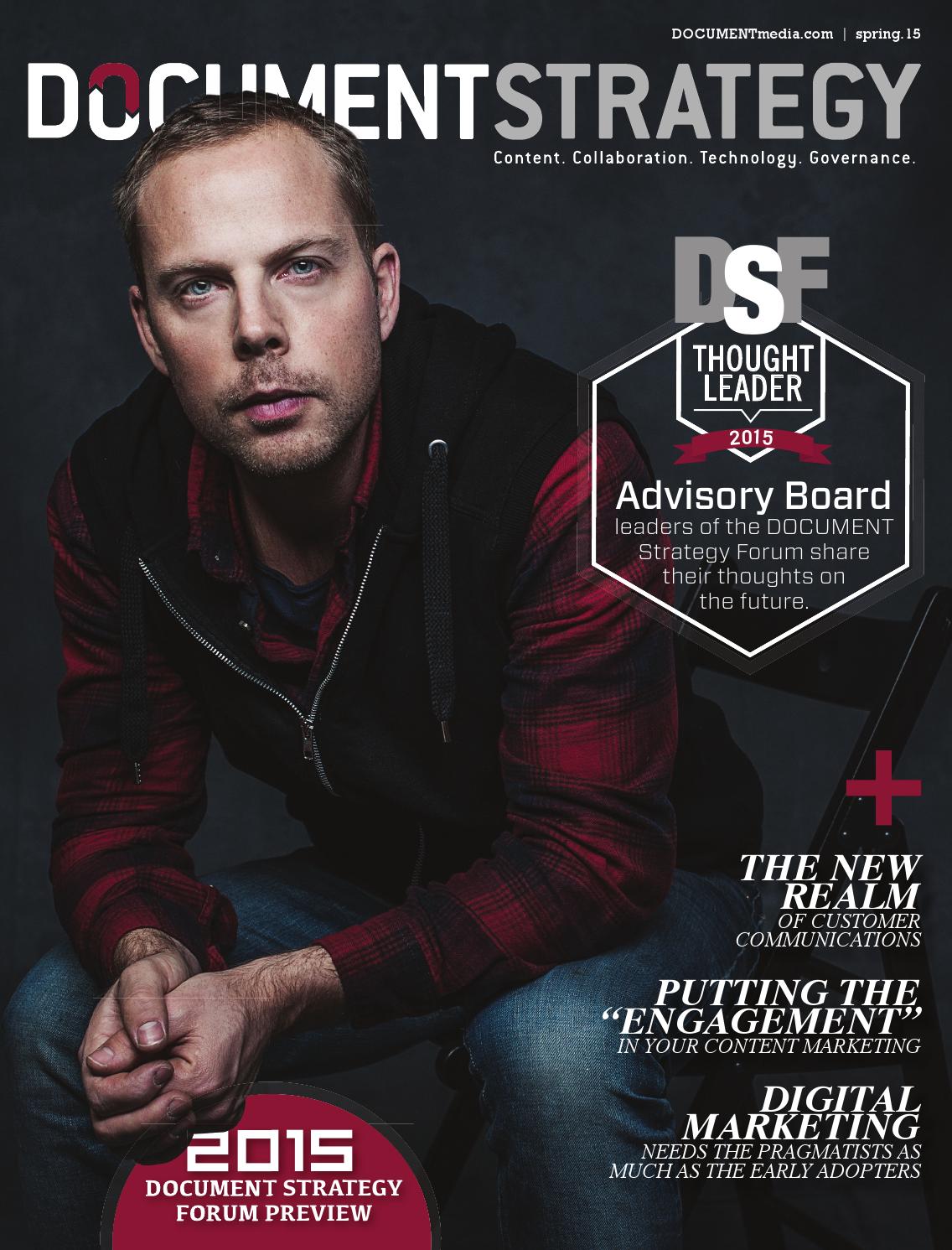 DOCUMENT STRATEGY Spring 2015 by MadMen3 - Issuu