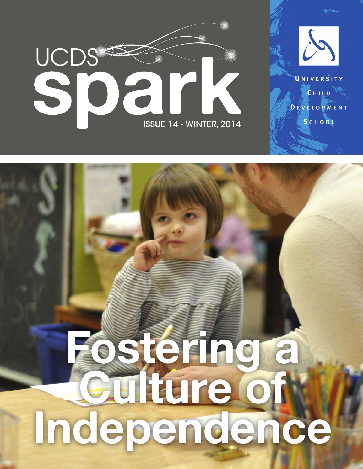 UCDS Spark Magazine #14, Winter 2014 by UCDS - Issuu