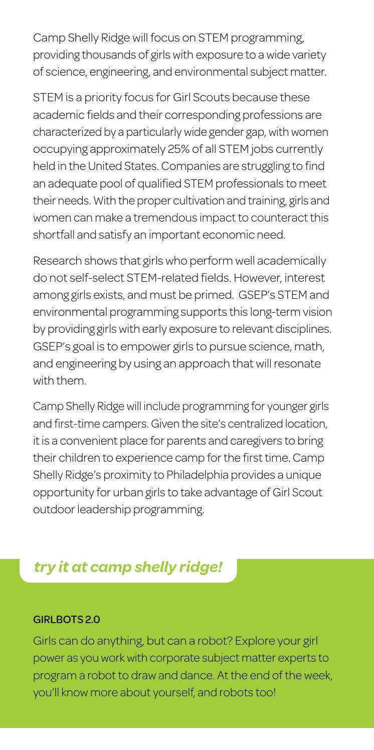 Capital Campaign: Camp Shelly Ridge by Girl Scouts of Eastern ...