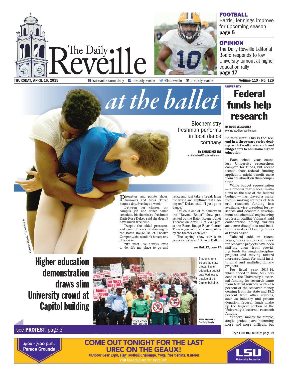 The Daily Reveille - April 16, 2015 by Reveille - Issuu