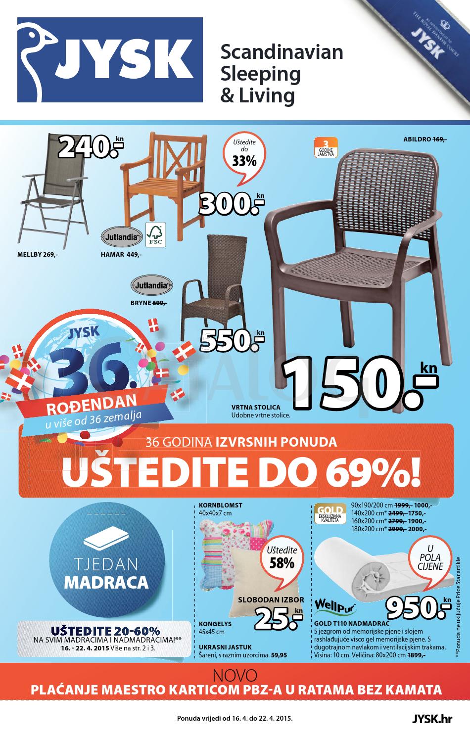 Jysk hr katalog akcija od 16 22 04 2015 by Catalog.hr - Issuu