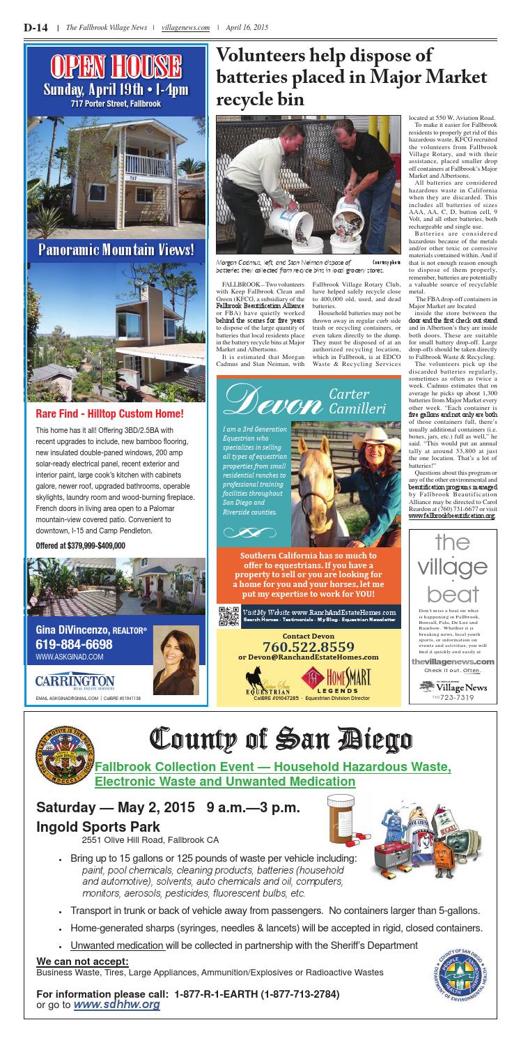 Fallbrook Village News by Village News, Inc. - Issuu