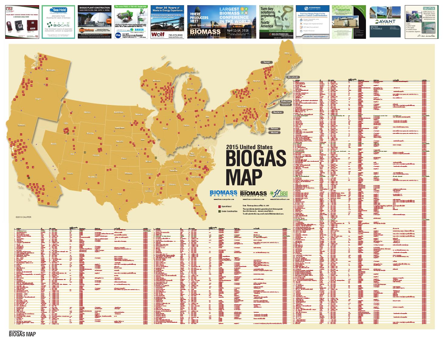 Biogas Map - 2015 by BBI International - Issuu