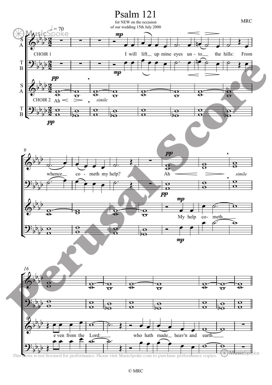 I Will Lift up Mine Eyes | Matthew Cann | MusicSpoke by MusicSpoke - Issuu