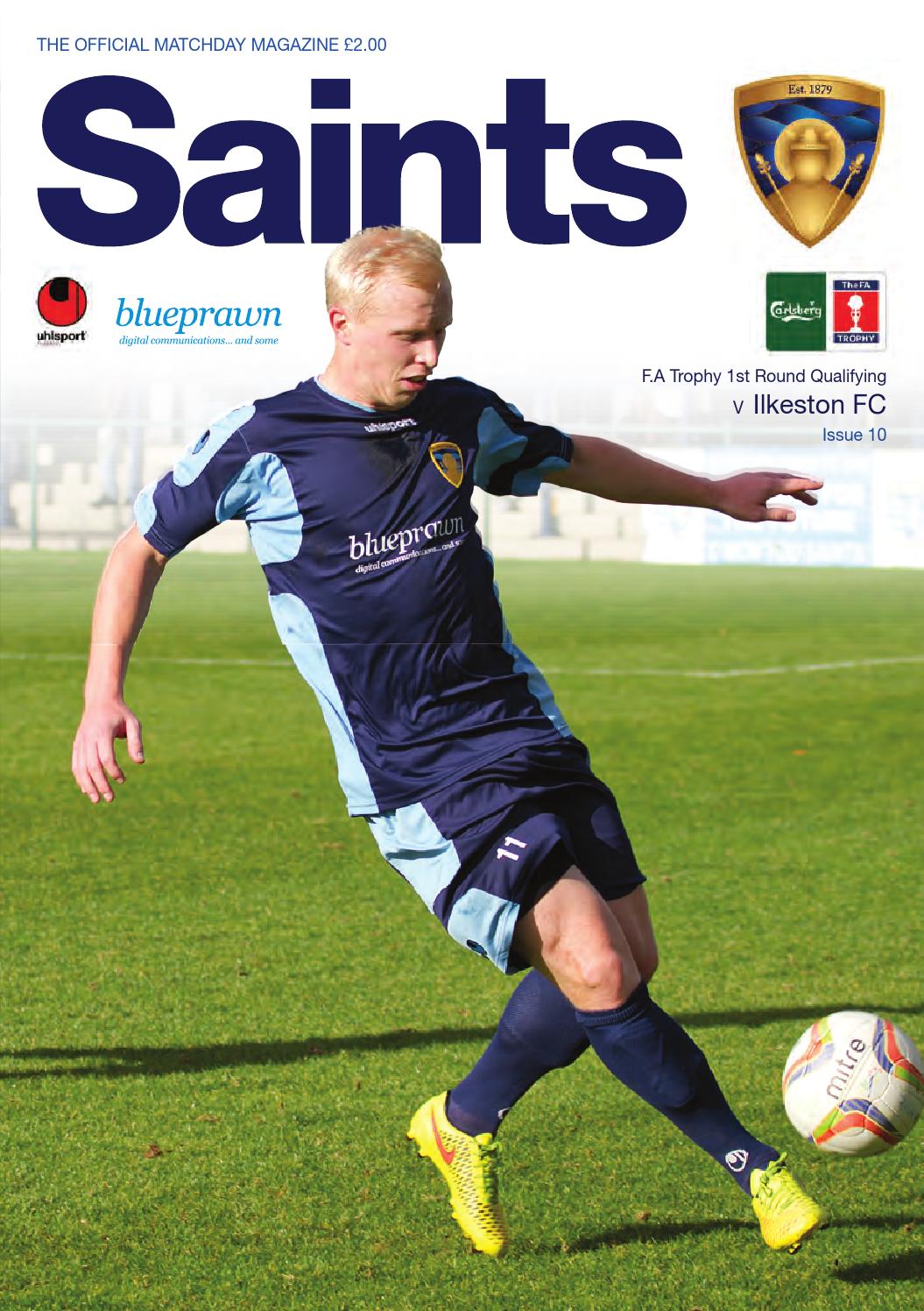 St Neots Town Vs Ilkeston by St Neots Town Football Club - Issuu