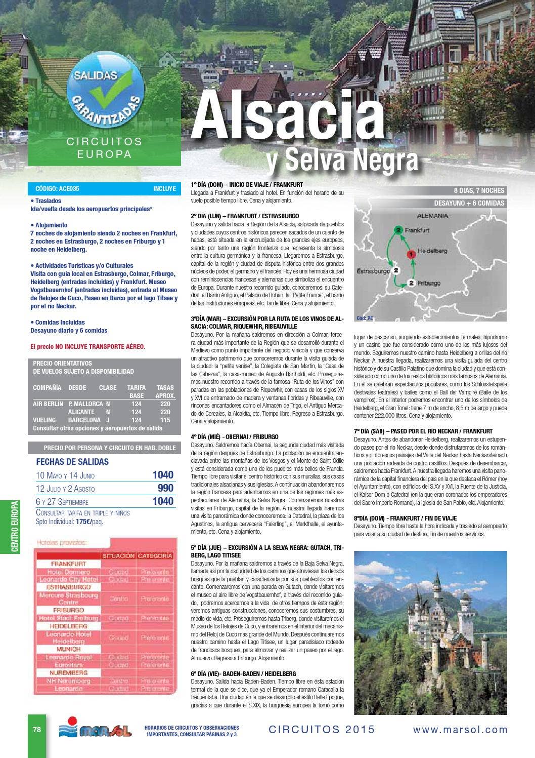 Marsol Catálogo Circuitos 2015 by Kerala Viajes - Issuu