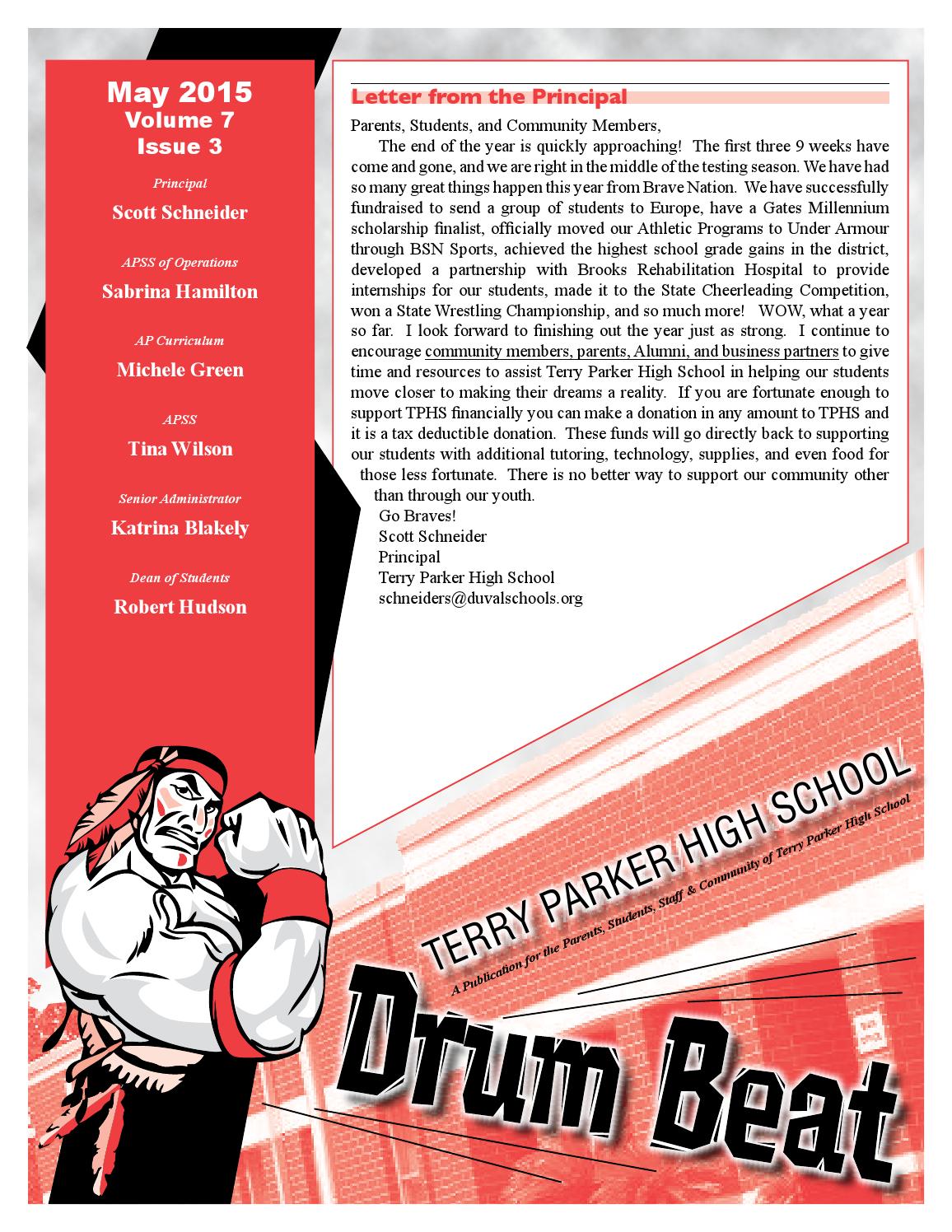 Terry Parker High School Newsletter by Academy Publishing, Inc. - Issuu