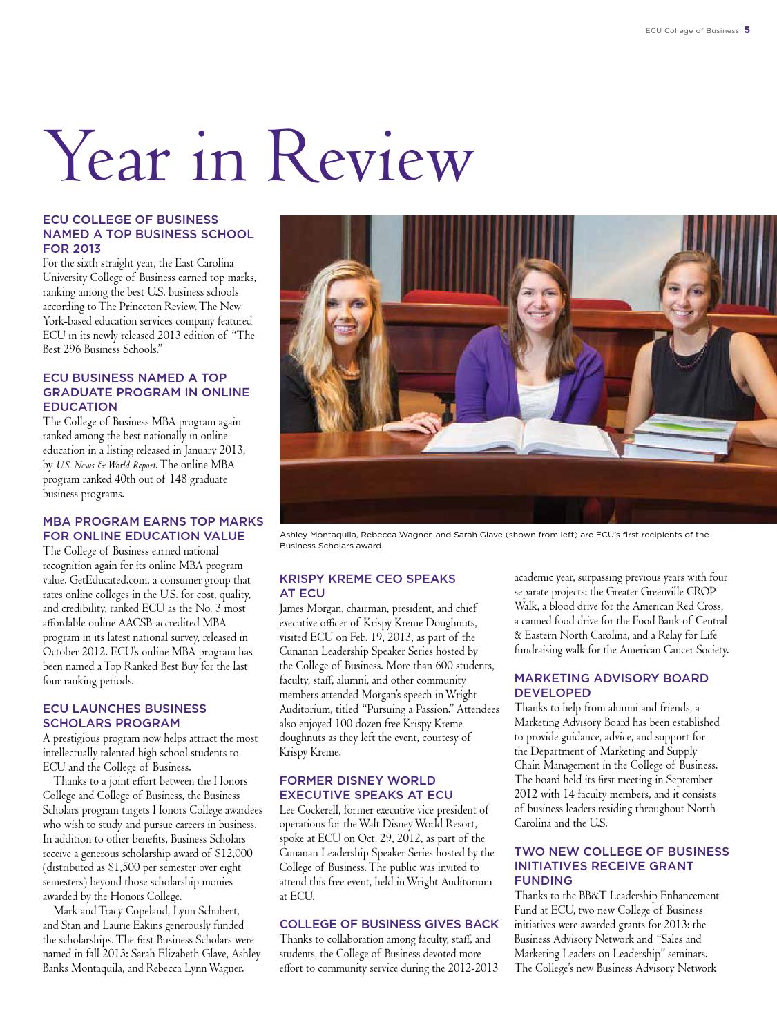 COB Annual Report by East Carolina University - Issuu