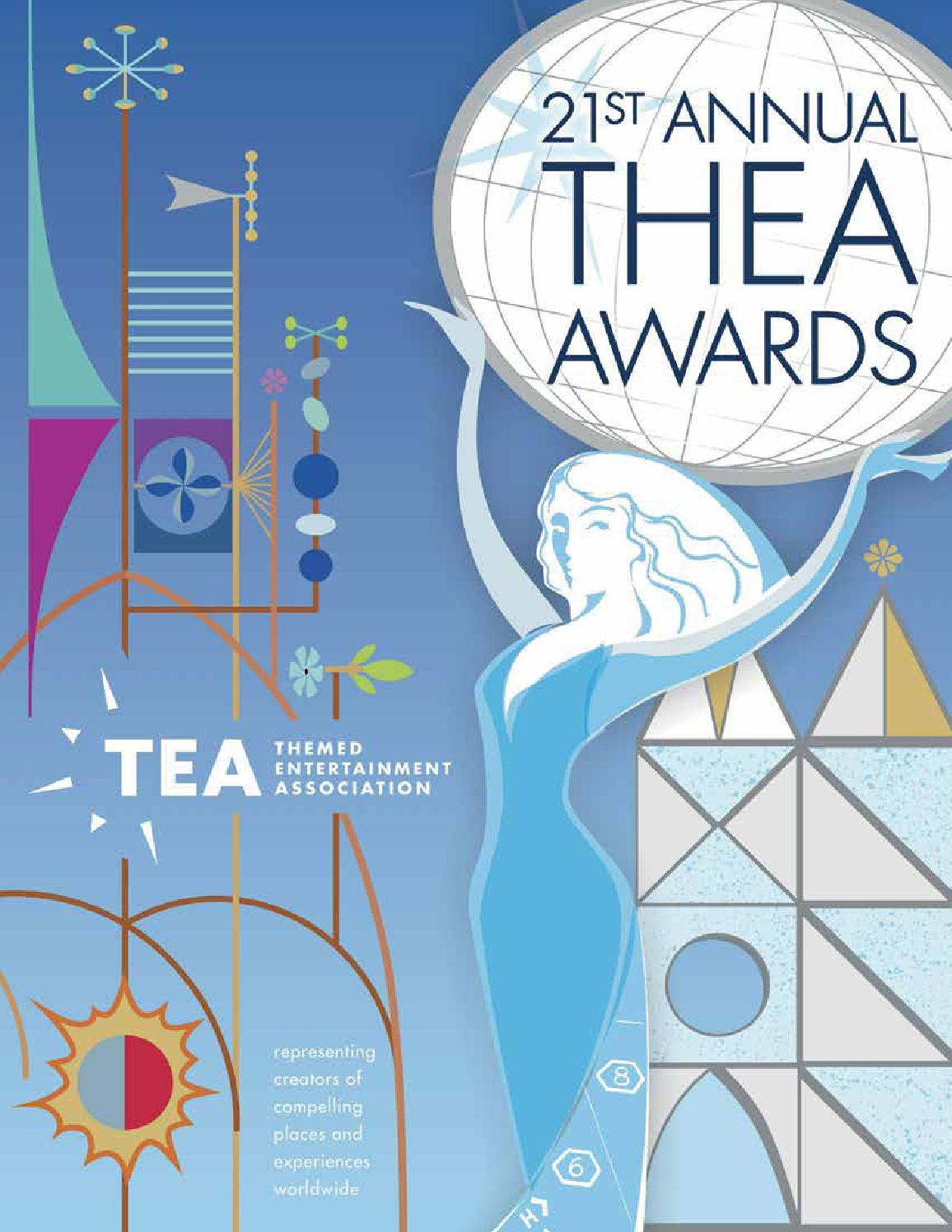 2015 TEA Thea Awards Program by Themed Entertainment Association - Issuu