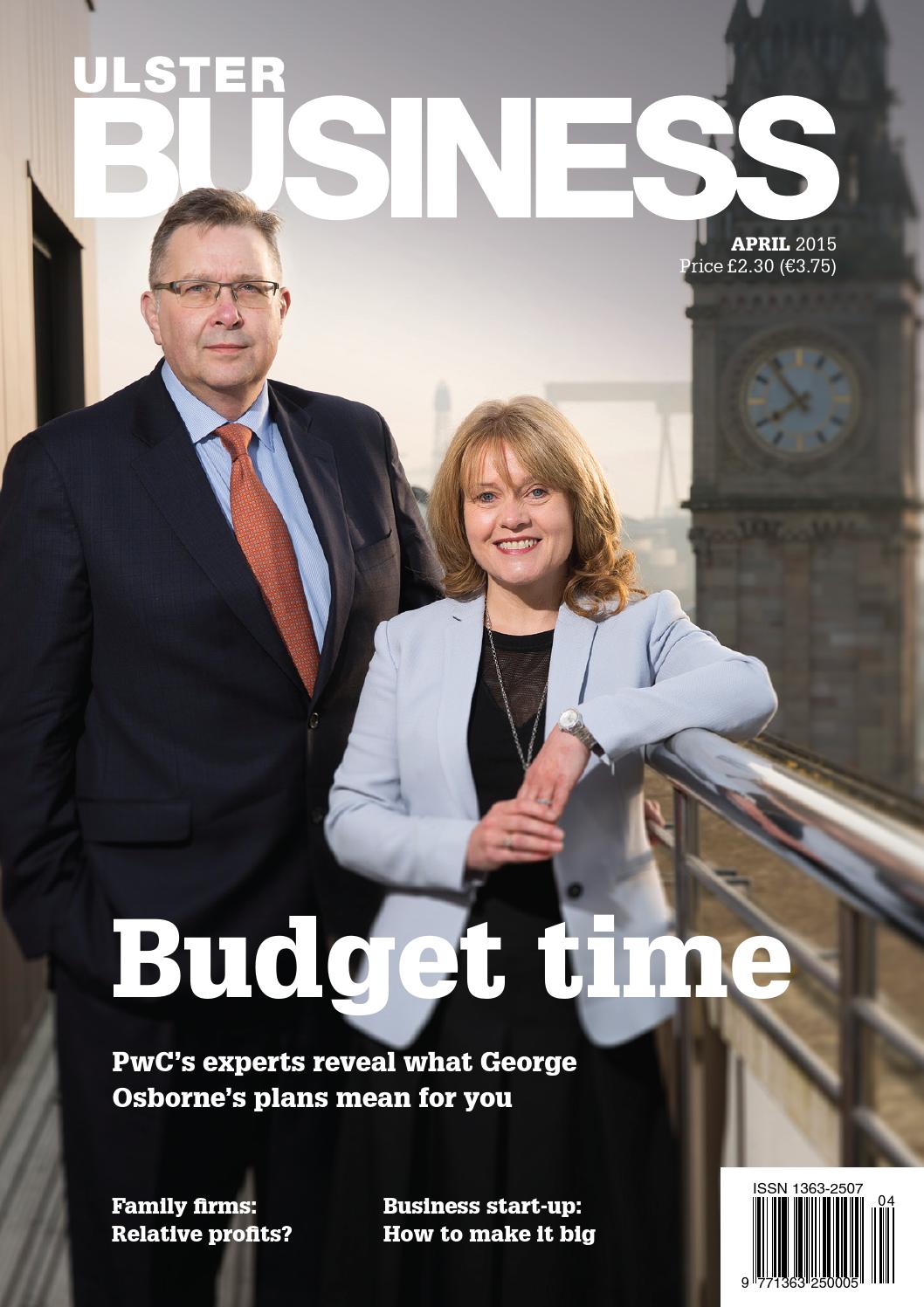 Ulster Business - April 2015 by Ulster Business - Issuu