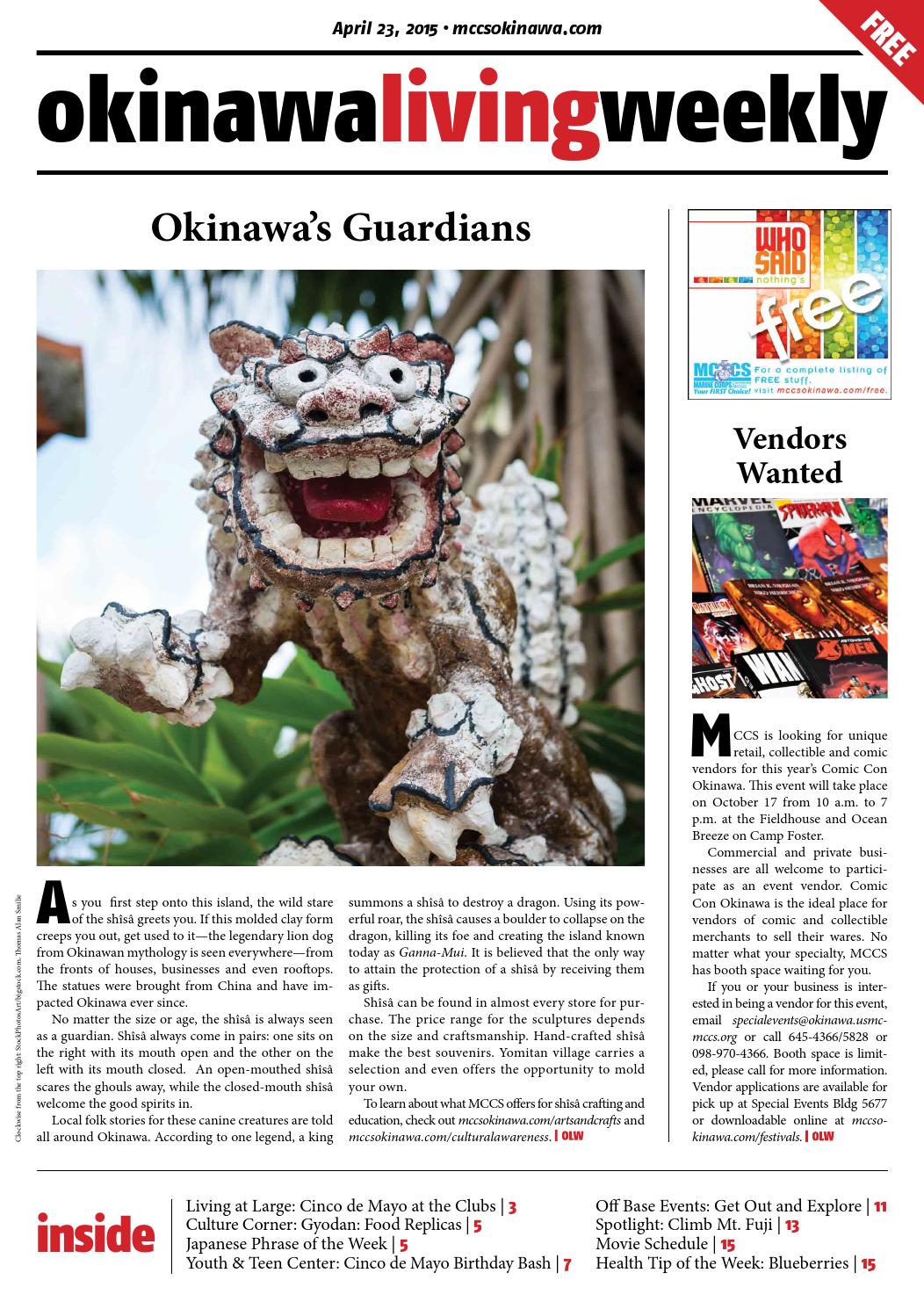 Okinawa Living Weekly by MCCS Okinawa - Issuu
