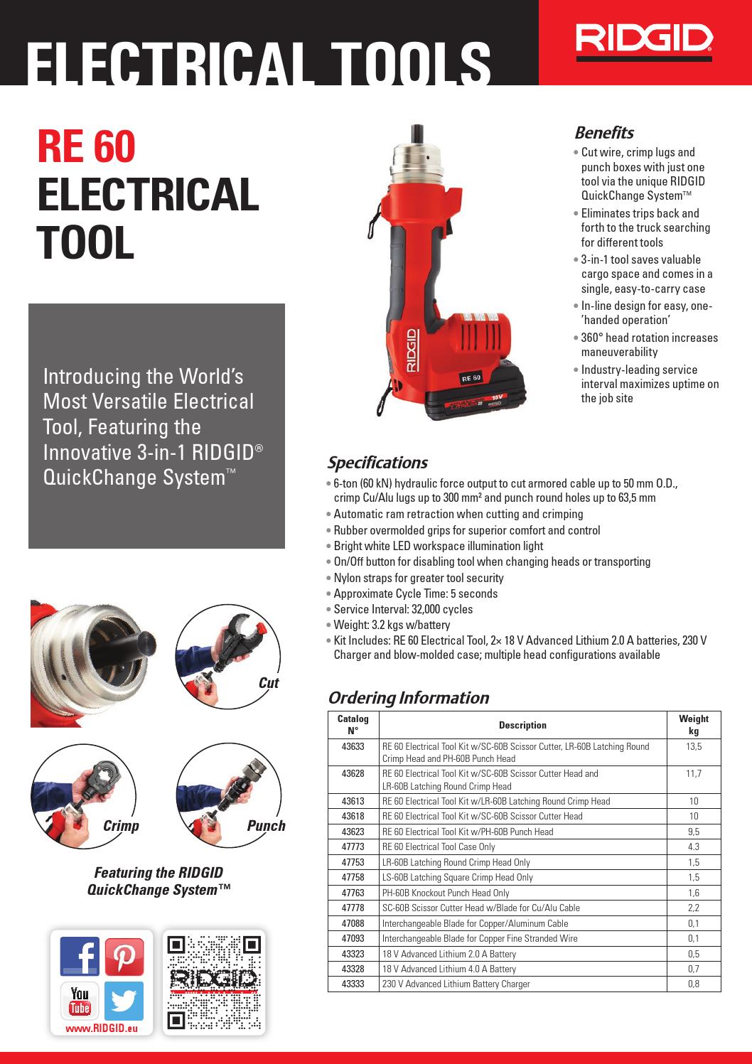 Ridgid RE60 productdetails by ERIKS Nederland - Issuu