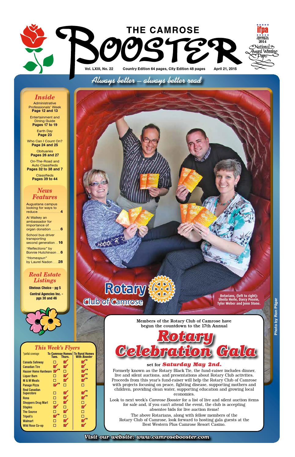 April 21, 2015 Camrose Booster by The Camrose Booster - Issuu