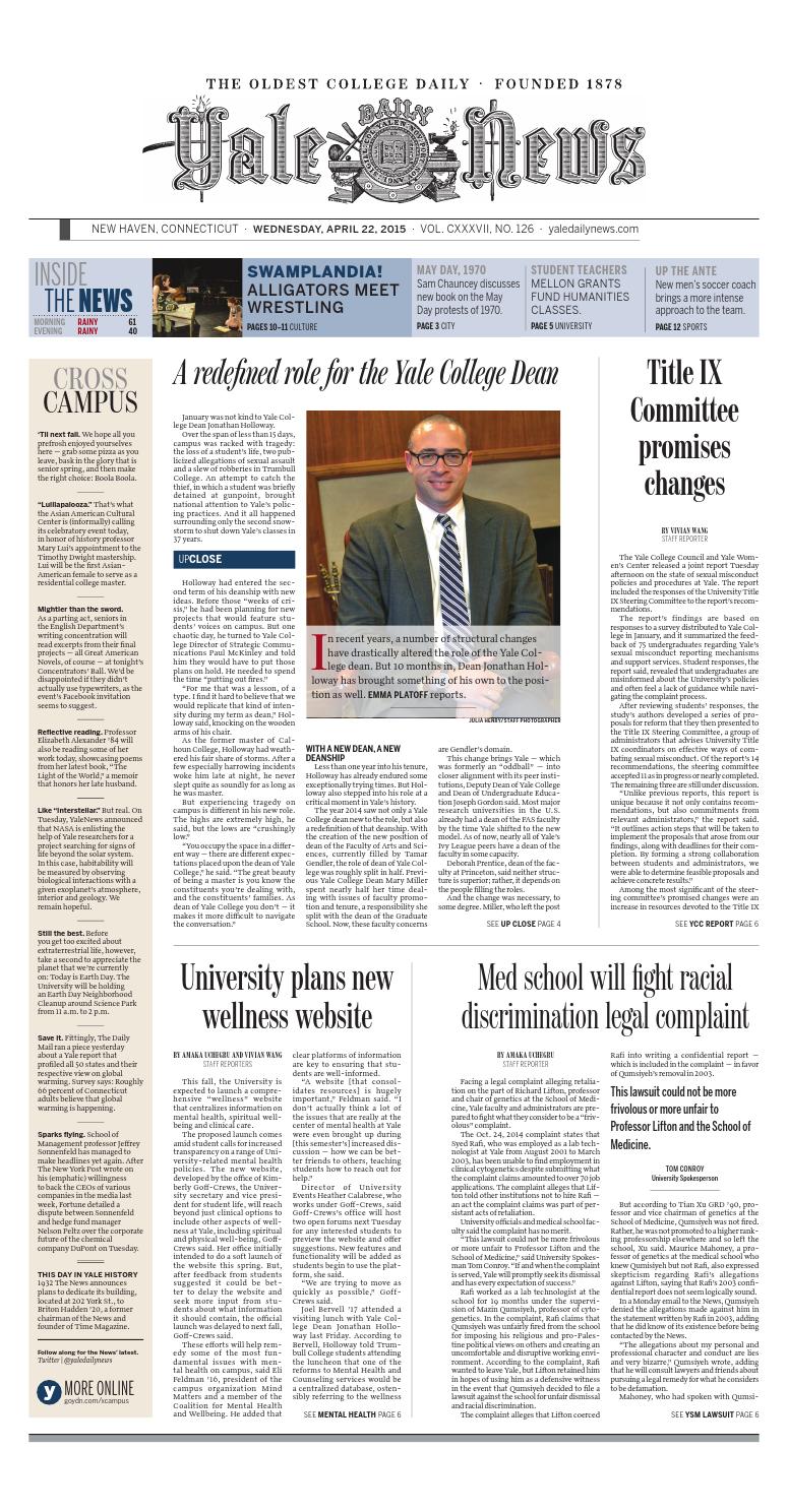 Today's Paper by Yale Daily News - Issuu