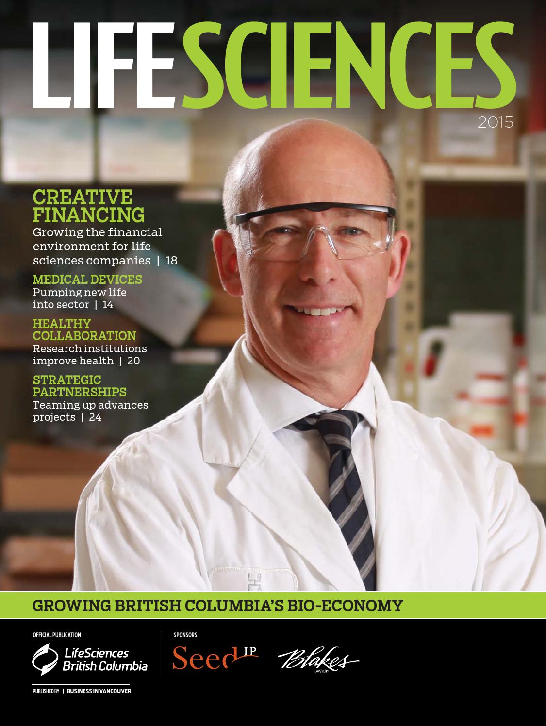 LifeSciences BC 2015 by GLACIER MEDIA DIGITAL LIMITED PARTNERSHIP dba ...