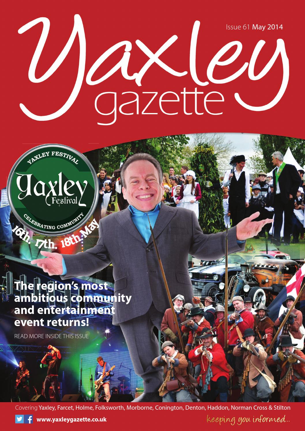 Yaxley gazette may 2014 by Dimension6000 - Issuu