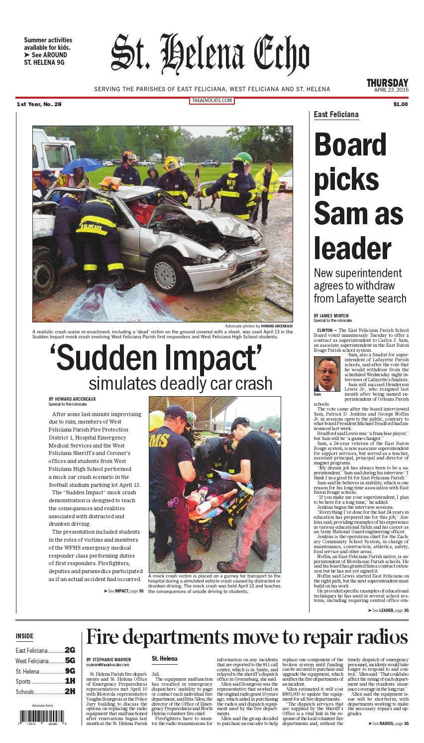 The St. Helena Echo 04-23-2015 by The Advocate - Issuu
