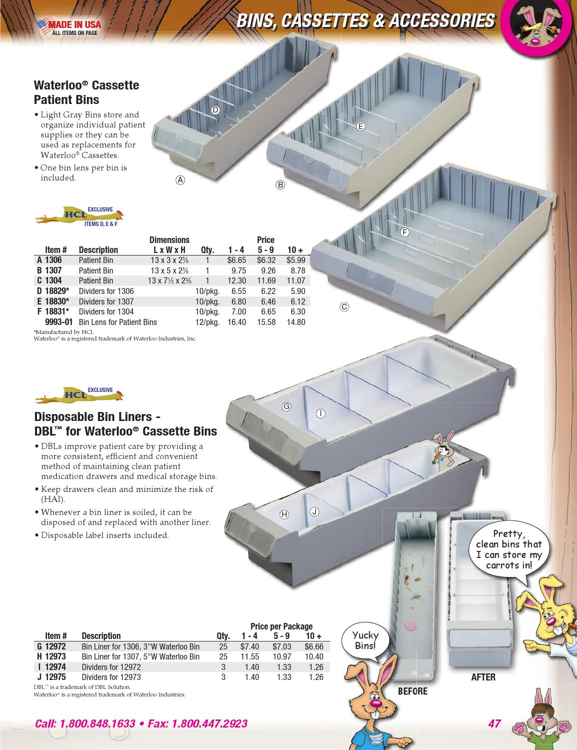 Bins & Accessories by Health Care Logistics - Issuu