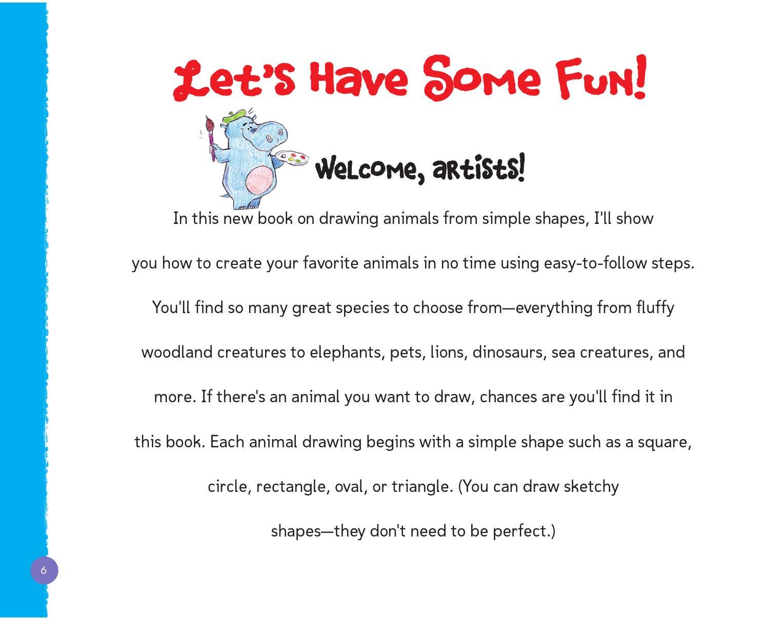 Drawing Animals Shape by Shape: Create Cartoon Animals with Circles ...