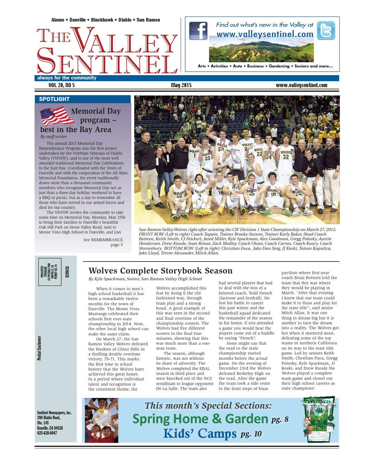 The Valley Sentinel_May 2015 by Sentinel Newspapers - Issuu
