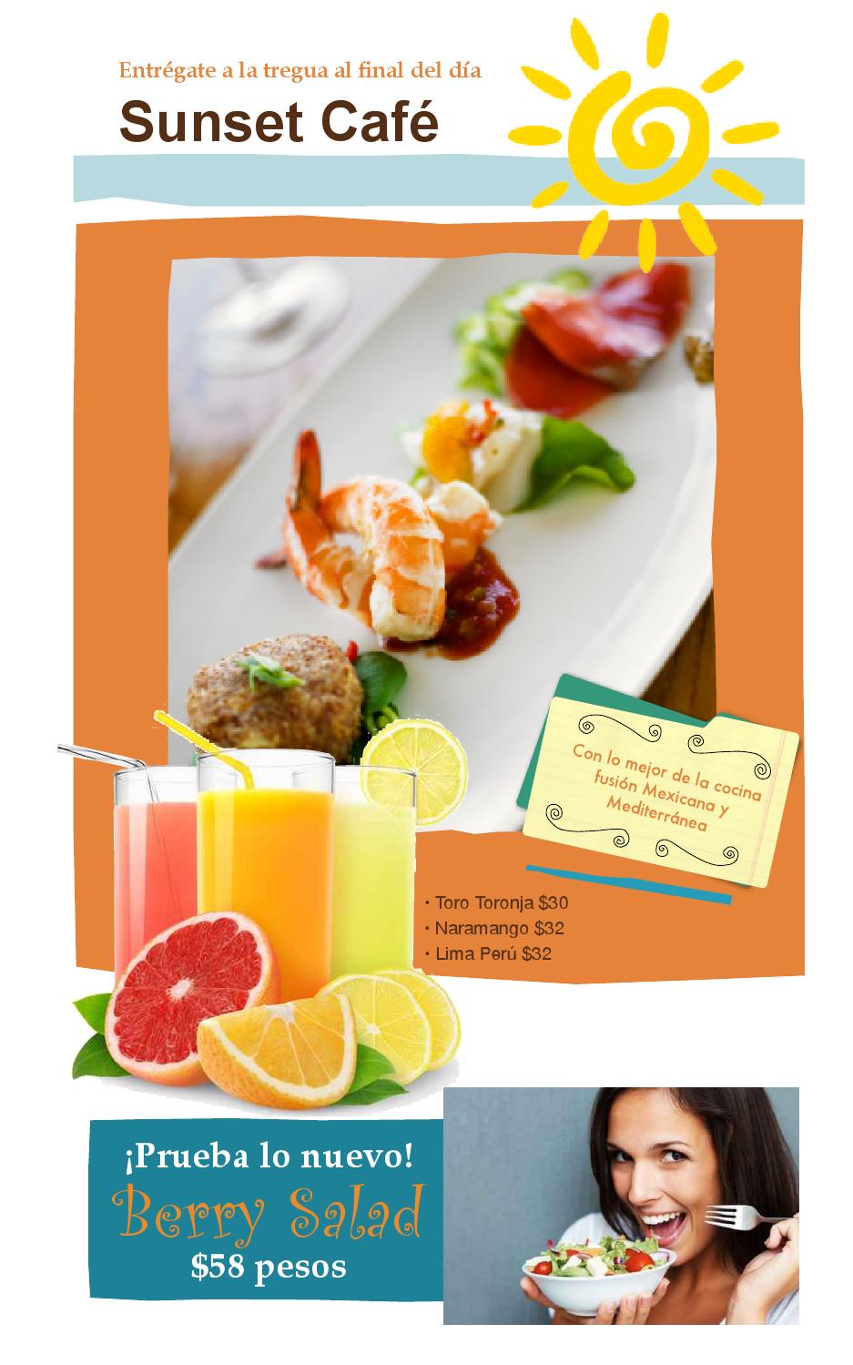 Sunset Café - Cafetería Menu by Andrés Neira - Issuu