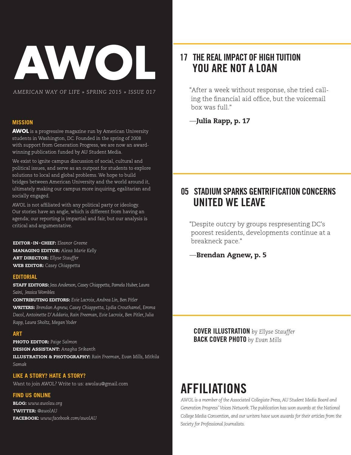 AWOL - Issue 017 by AWOL Magazine - Issuu