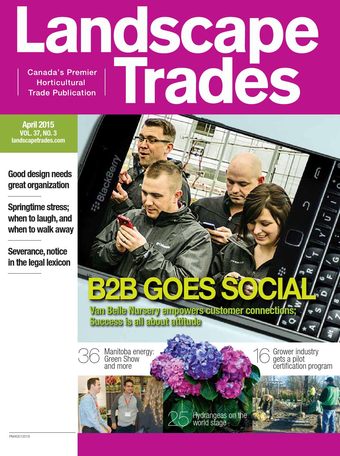 April 2015 Landscape Trades by Landscape Ontario - Issuu