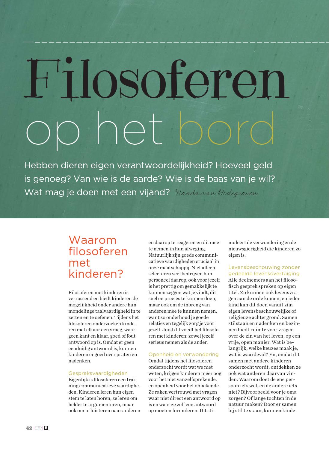 Filosoferen op het bord by BV Uitgeverij SWP - Issuu