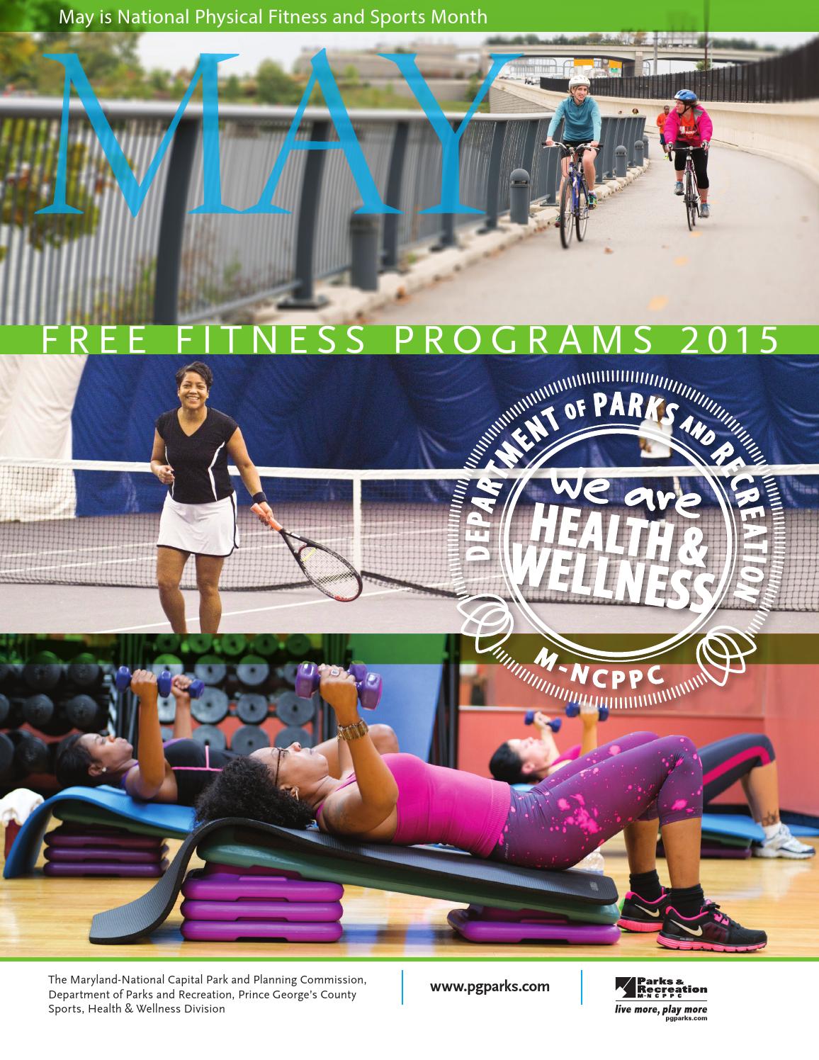 Fitness2015rev3 (1) by M-NCPPC, Department of Parks & Recreation ...
