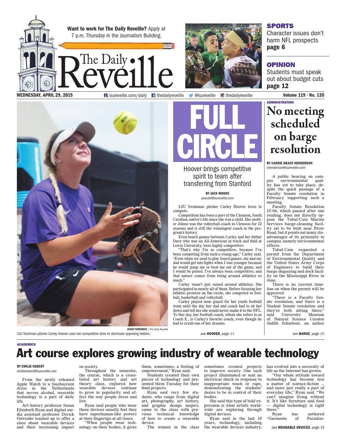 The Daily Reveille - April 29, 2015 by Reveille - Issuu