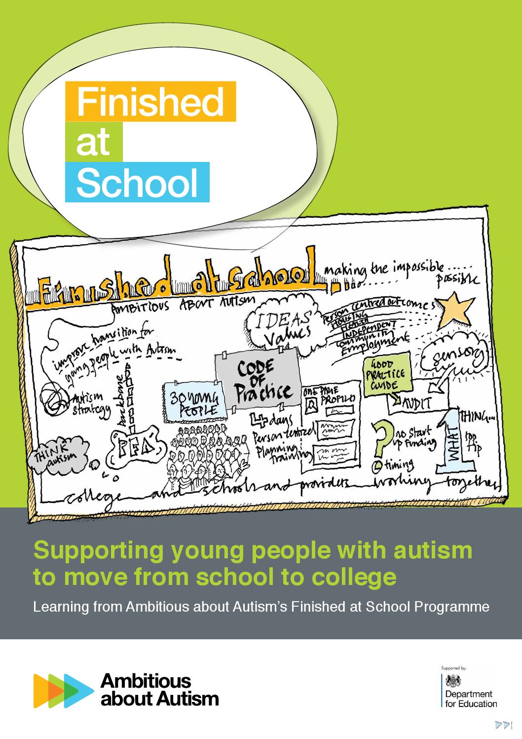 Finished at School guide by Ambitious about Autism - Issuu