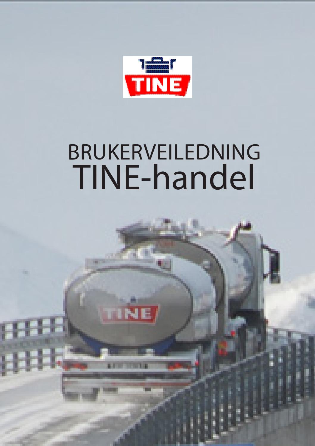 Tine handel brukerveiledning med nytt nr 2 by Knif Innkjøp AS - Issuu
