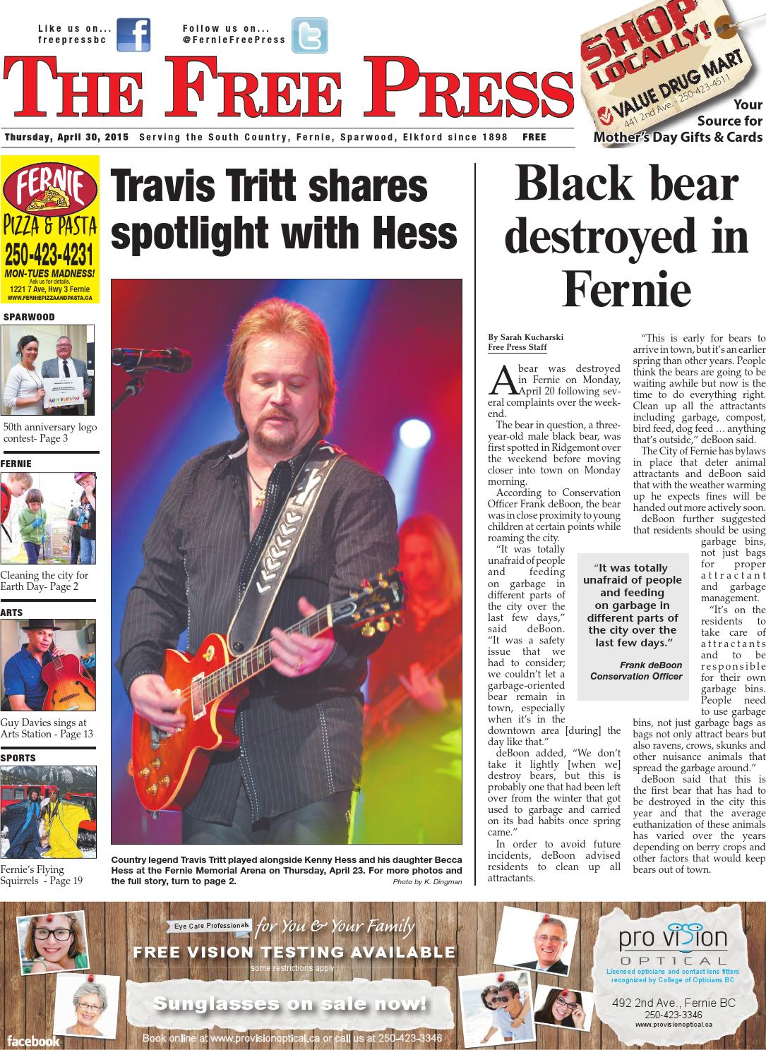 The Free Press, April 30, 2015 by Black Press Media Group - Issuu
