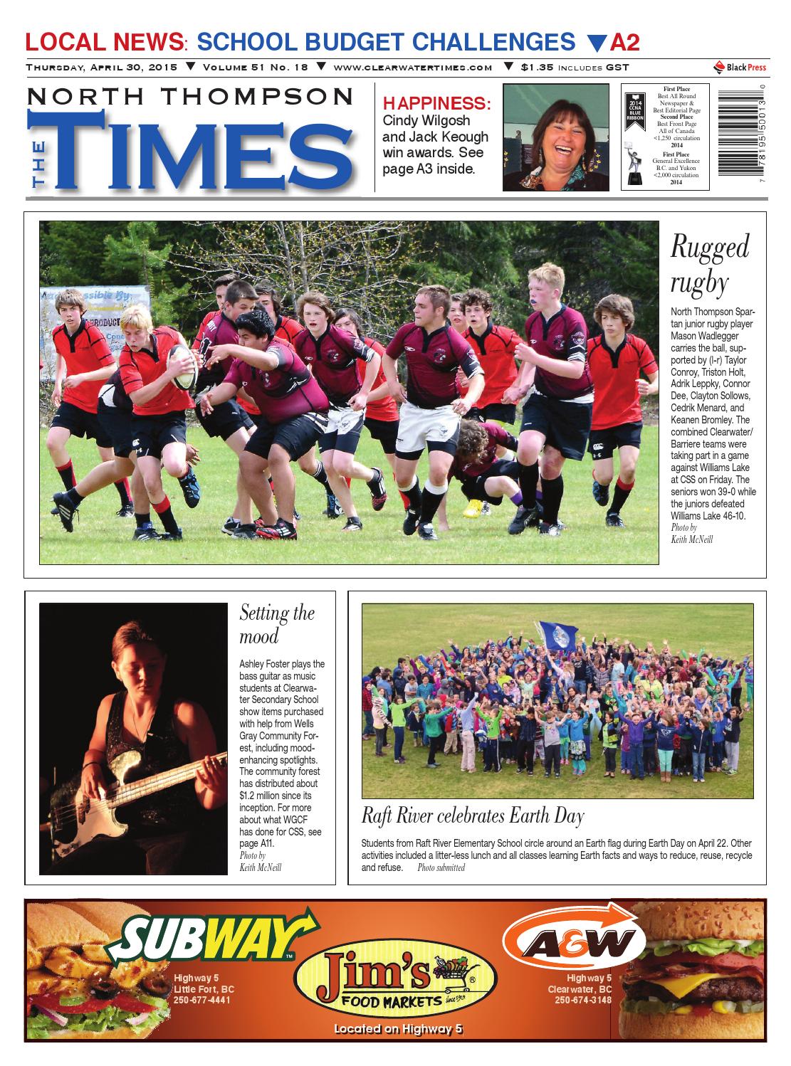 Clearwater Times, April 30, 2015 by Black Press Media Group - Issuu