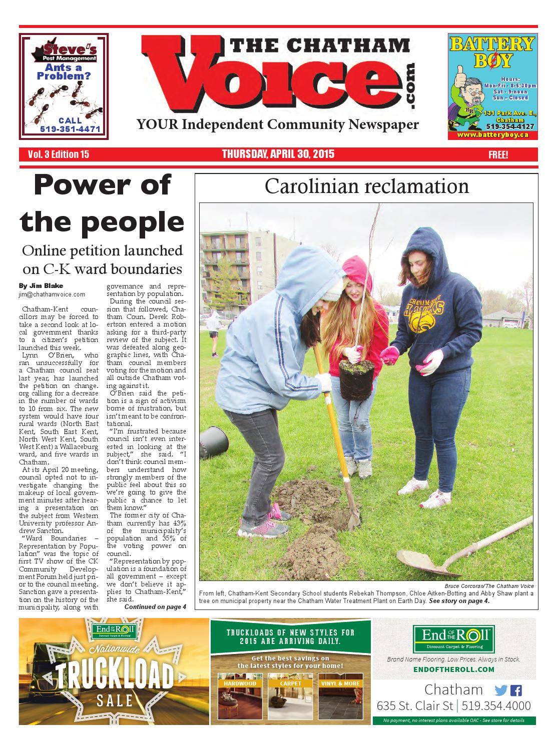 The Chatham Voice, April 30, 2015 by Chatham Voice - Issuu