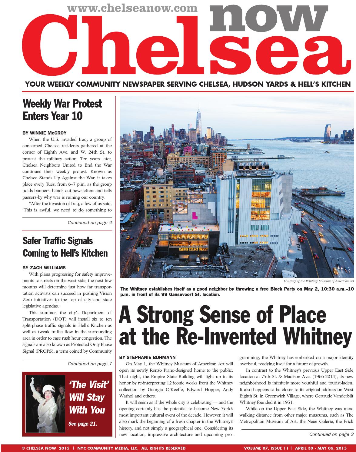 CHELSEA NOW, APRIL 30, 2015 by Schneps Media - Issuu