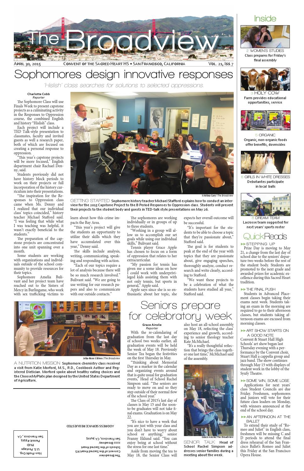 The Broadview 04.30.15 by The Broadview - Issuu