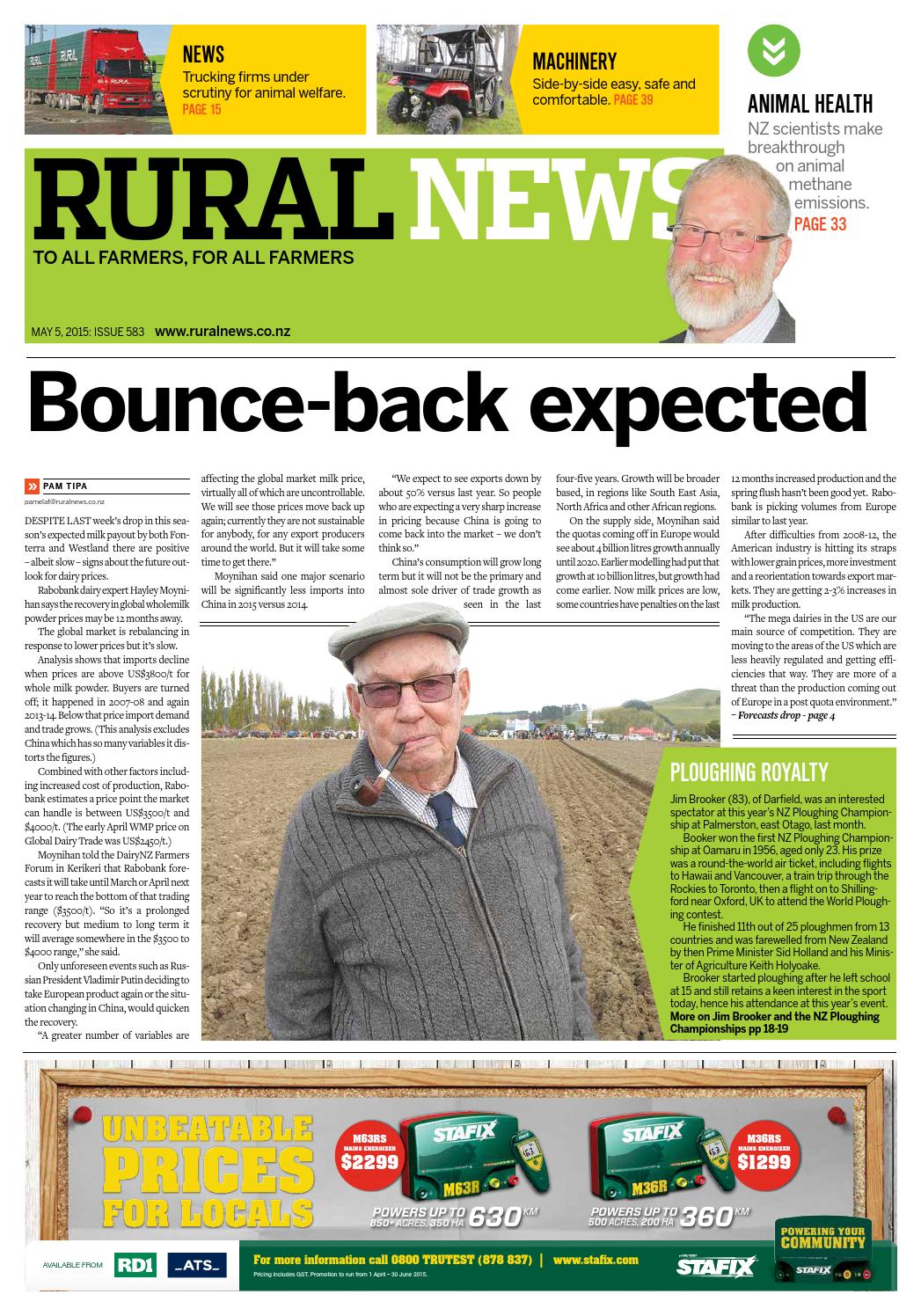 Rural News 5 May 2015 by Rural News Group - Issuu