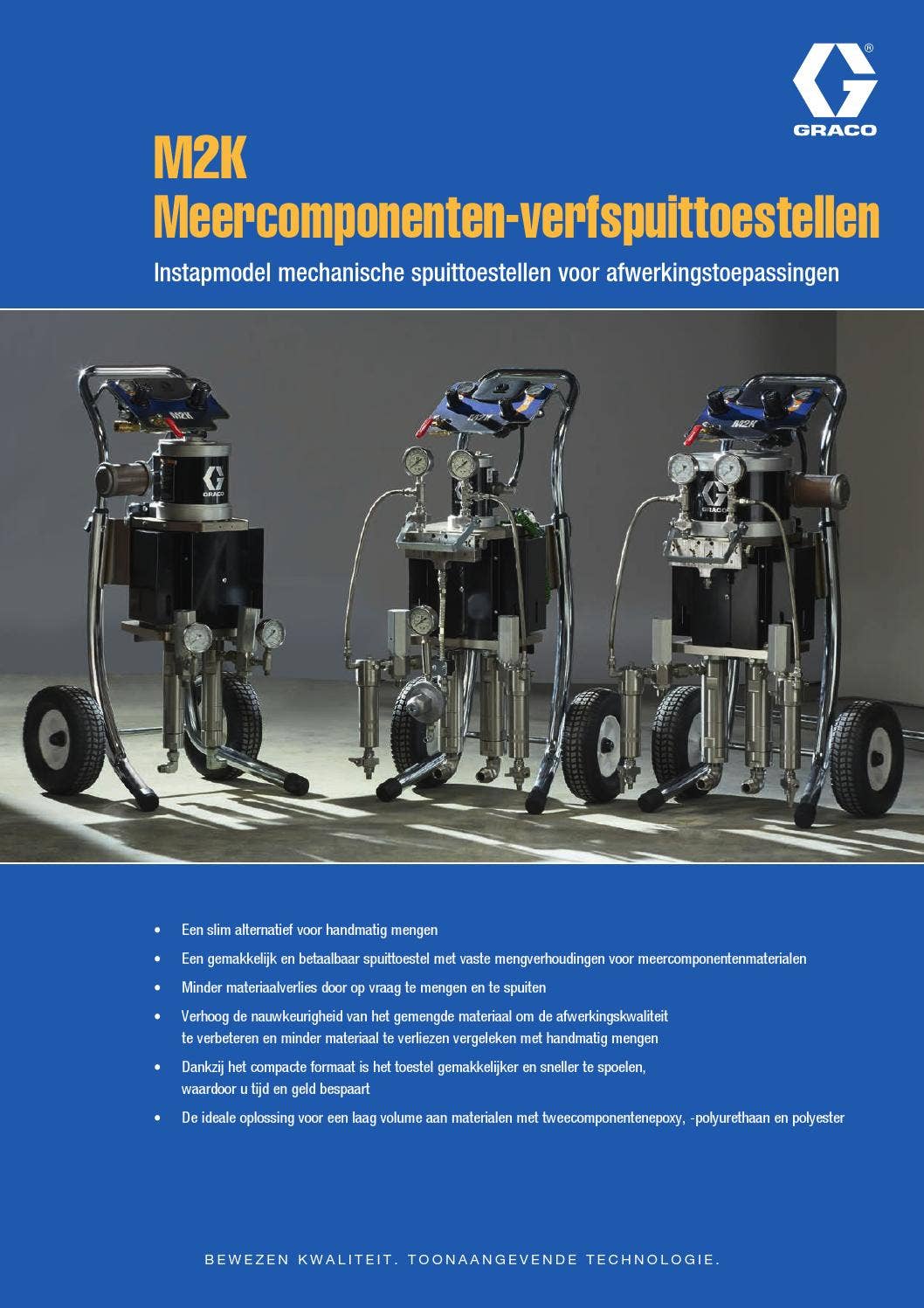 Graco m2k voor 2k lakverwerking met vaste mengverhouding by Wiltec B.V ...