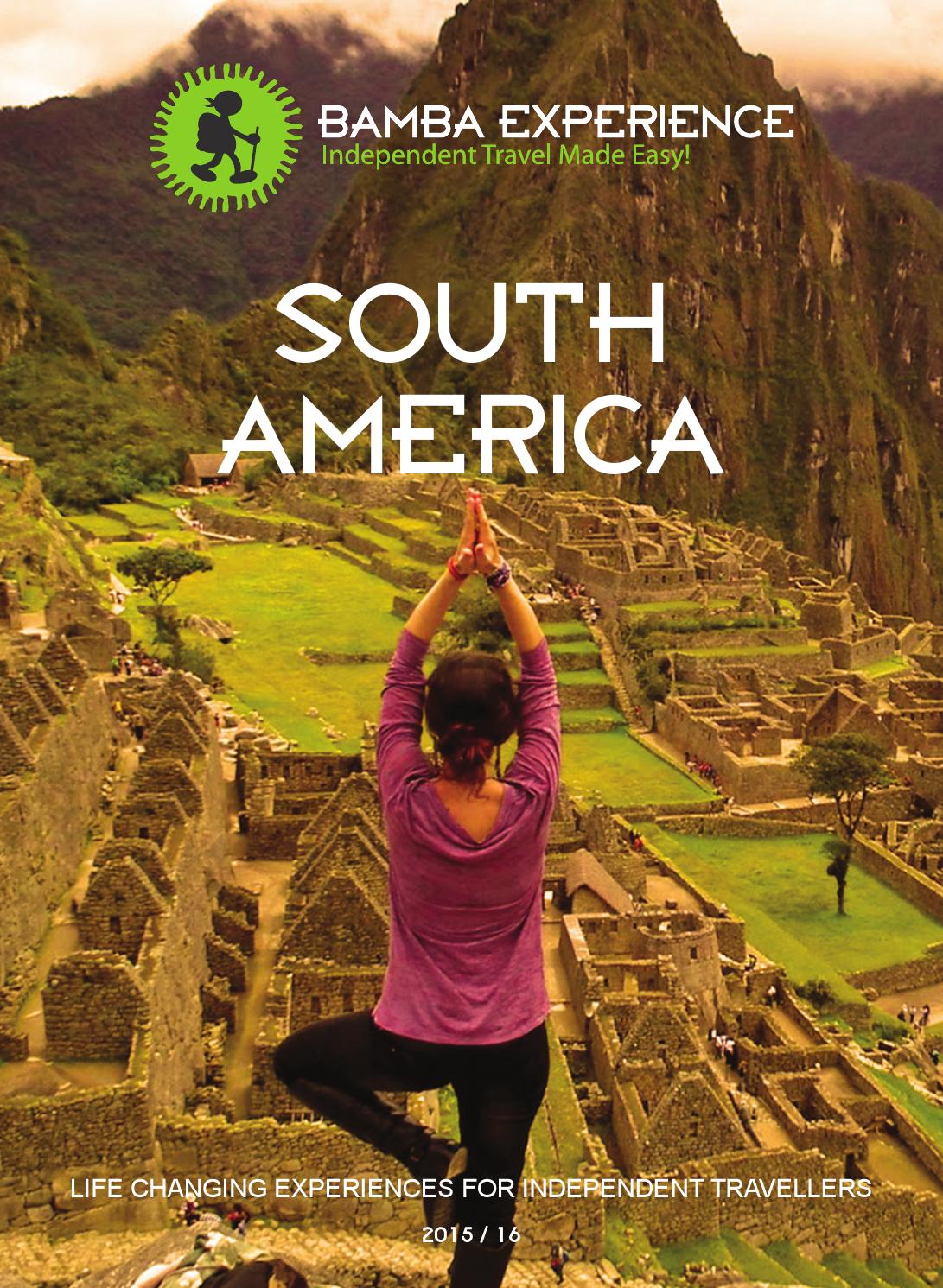 Bamba Experience South America Brochure 2015 by Bamba Travel - Issuu