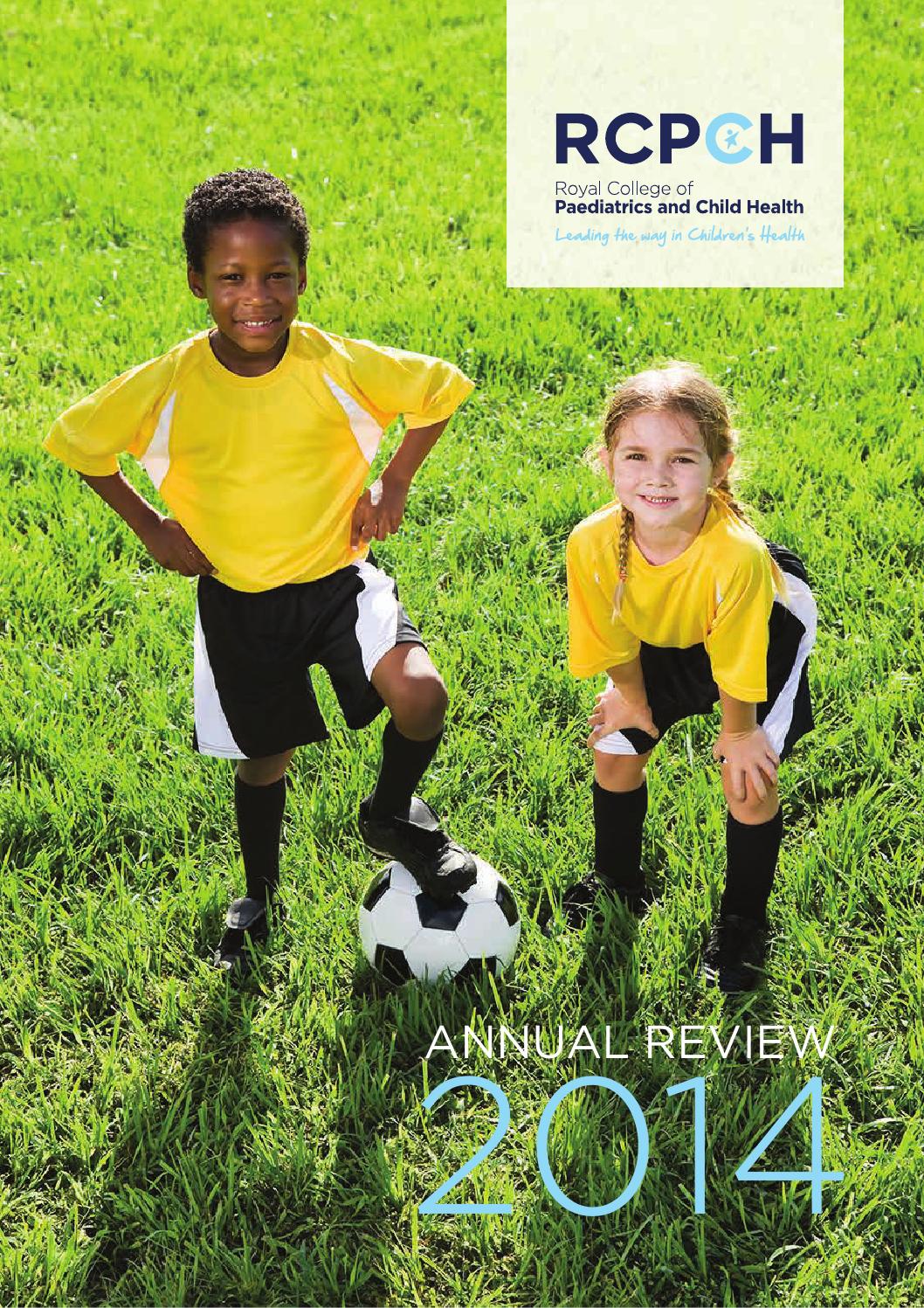 RCPCH Annual Review 2014 by Royal College of Paediatrics and Child ...