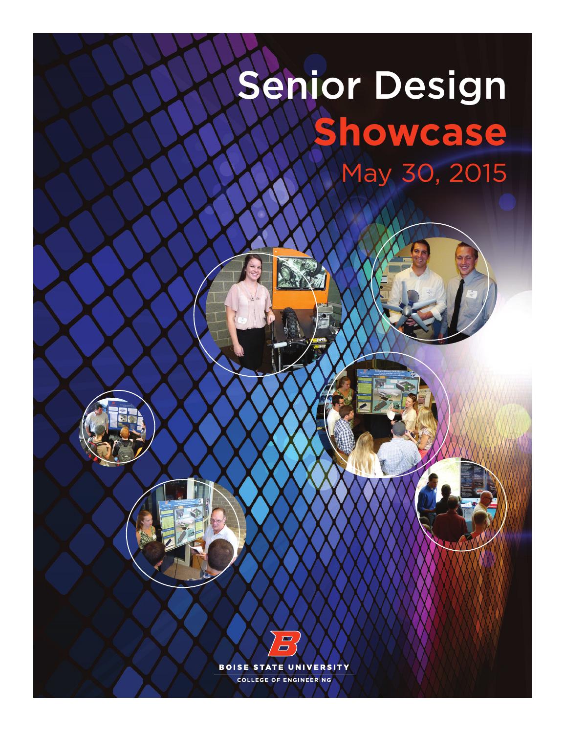 Senior Design Showcase Brochure 2015 by College of Engineering - Issuu
