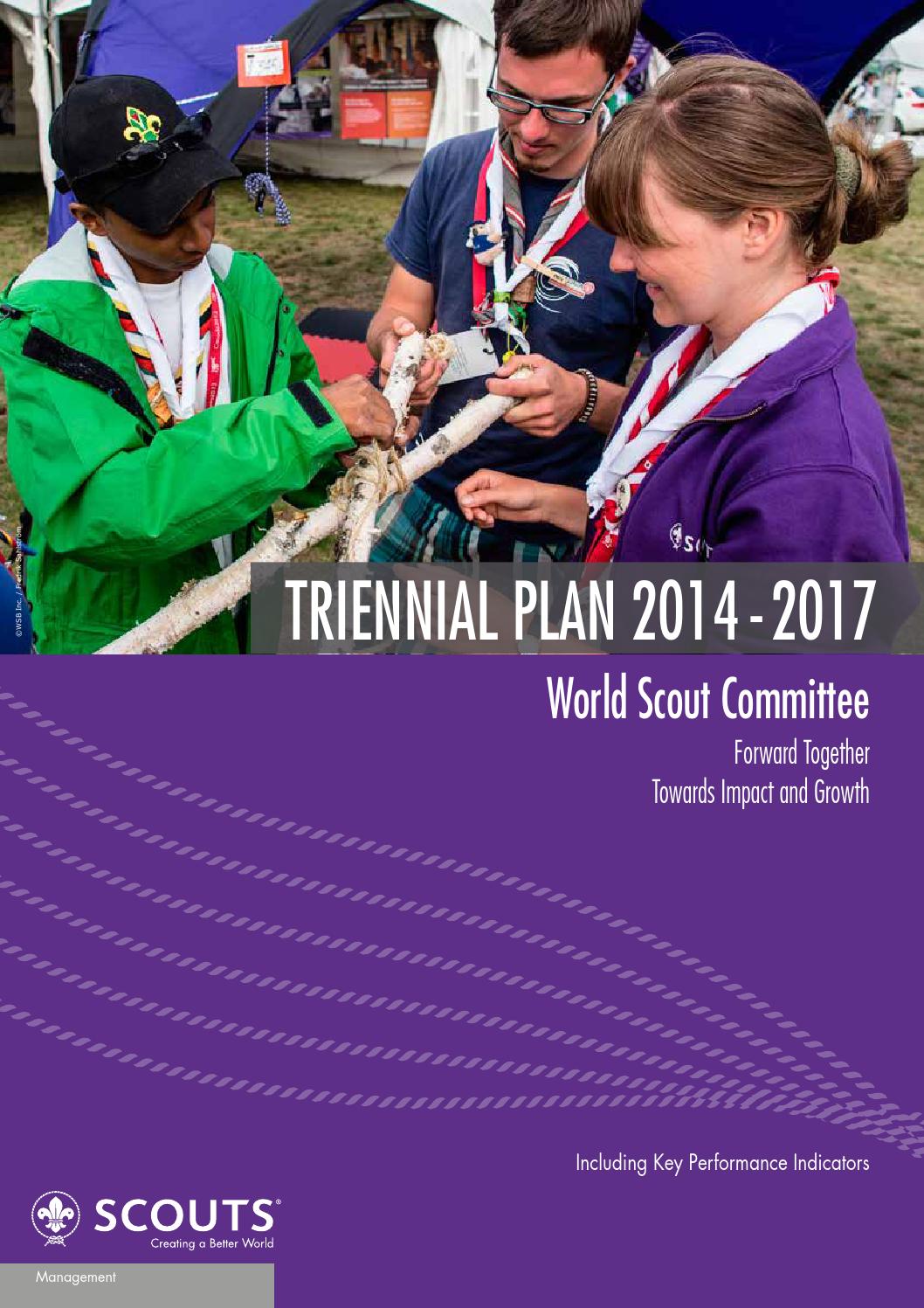 TRIENNIAL PLAN 2014 - 2017 by World Organization of the Scout Movement ...