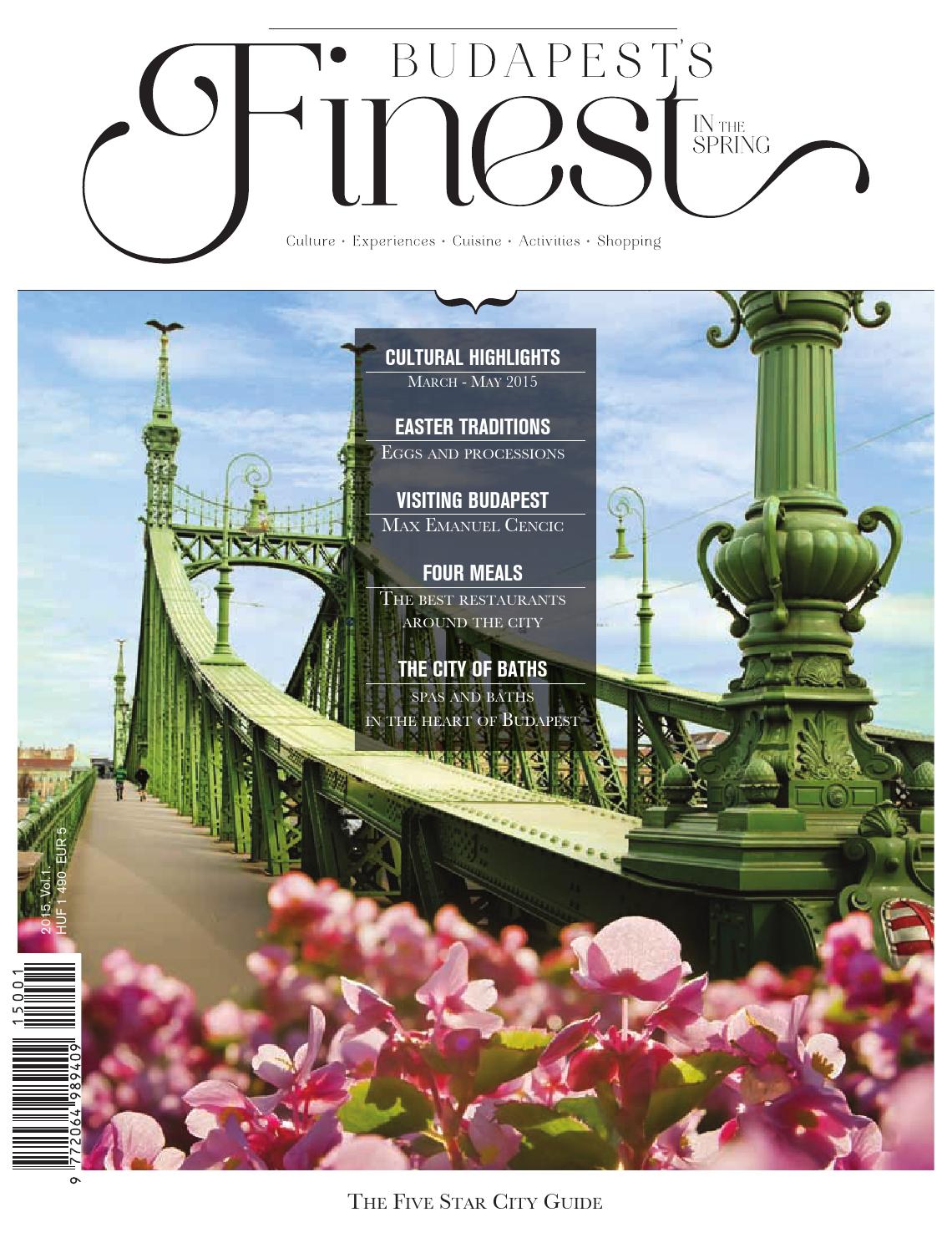 Budapest's Finest In The Srping by Budapest Brand Nonprofit Zrt. - Issuu