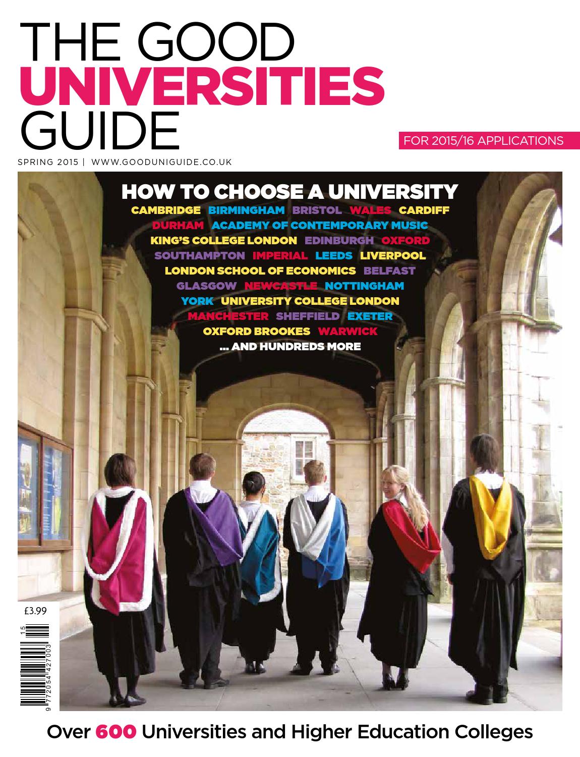 Good Universities Guide Spring 2015 preview by The Chelsea Magazine ...
