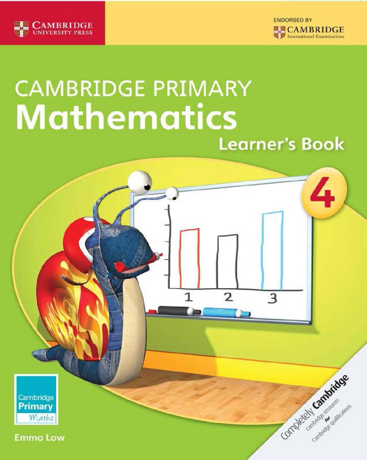 Cambridge Primary Mathematics: Learner's Book Stage 4 by Cambridge ...