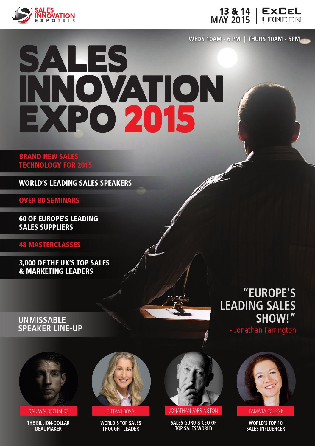 Sales Innovation Expo Show Guide 2015 by Fortem International - Issuu